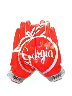 Under Armour Georgia Pipeline Pack Swarm Ii Receiver Gloves - White