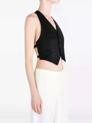 MAISON MARGIELA Halterneck Backless Waistcoat