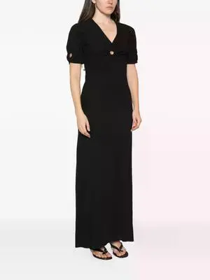 Isabel Marant Étoile Cut-out Puff-sleeve Dress