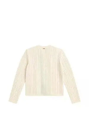 TWINSET Ribbed-knit Cardigan - Neutrals