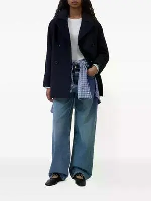 Closed Caban Double-breasted Jacket