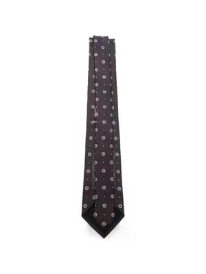 Saint Laurent Jacquard-weave Silk Tie
