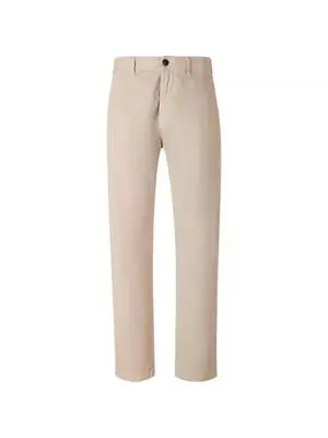 Stone Island Stretch Organic Cotton Broken Twill Trousers With 'old' Effect