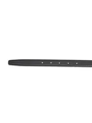 Saint Laurent Cassandre Leather Belt
