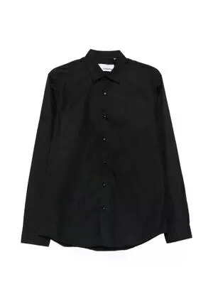 COSTUMEIN Long-sleeve Button-down Shirt - Black