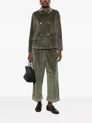 KILTIE Double-breasted Corduroy Blazer