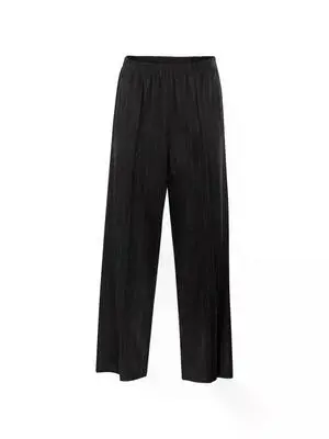 Brunello Cucinelli Embellished Pinstripe Trousers - Black