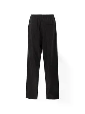 Brunello Cucinelli Embellished Pinstripe Trousers - Black