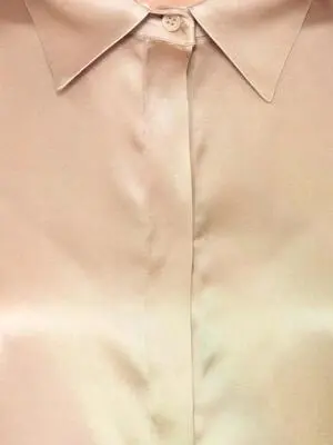 Peserico Satin-finish Long-sleeve Shirt