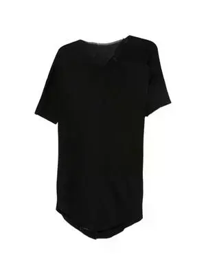 LEON EMANUEL BLANCK Asymmetric Panelled T-shirt - Black