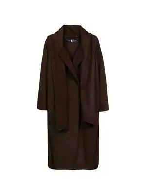 LUISA CERANO Double-face Coat With Scarf Detail