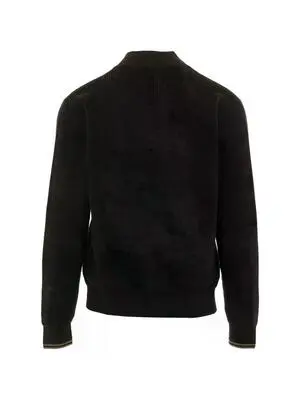 Fred Perry Waffle-knit Quarter-zip Sweater
