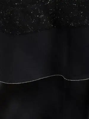 Peserico Layered Metallic-knit Sweater
