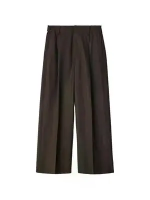 LEMAIRE Single-pleat Tailored Trousers In Tropical Wool Blend