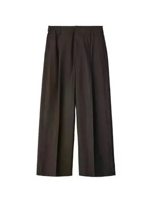 LEMAIRE Single-pleat Tailored Trousers In Tropical Wool Blend