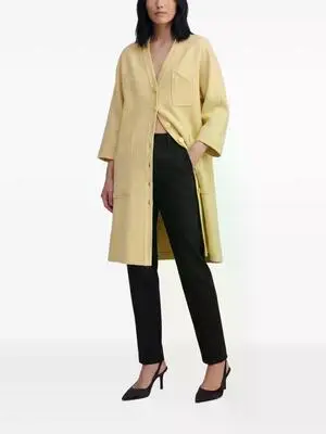Valentino Garavani V-neck Patch-pockets Coat