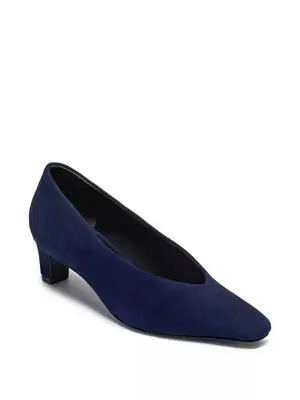 Bernardo Chiara Square-toe Pumps - Blue