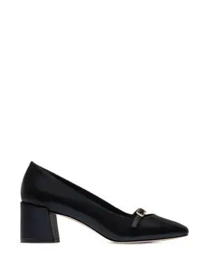 Bernardo Amelie Buckle-strap Pumps - Black