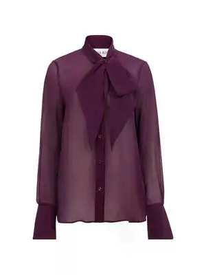 Nina Ricci Lavallière Silk Shirt