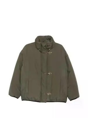 FAY Zip-up Puffer Jacket - Green