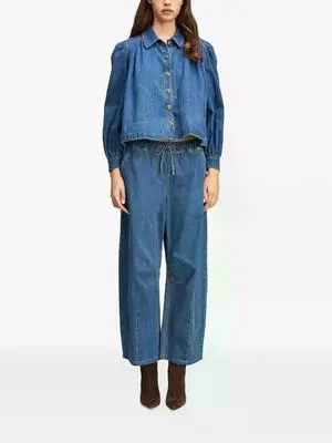 Cinq À Sept Lyla Denim Jacket - Blue
