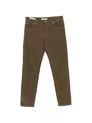 PT TORINO Corduroy-effect Trousers - Brown