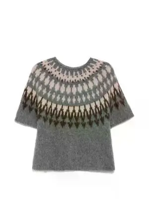 PDR PHISIQUE DU ROLE Short Sleeve Sweater - Grey