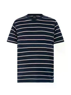 Paul & Shark Striped Short-sleeve T-shirt - Blue