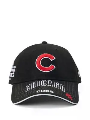 New Era Chicago Cubs Embroidered Baseball Cap - Black