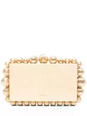 Cult Gaia Box Clutch Bag With Bead Embellishment