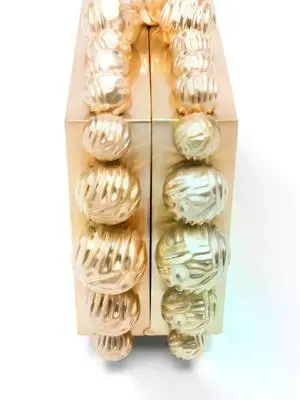 Cult Gaia Box Clutch Bag With Bead Embellishment