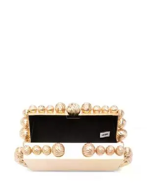 Cult Gaia Box Clutch Bag With Bead Embellishment