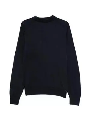 BOSS Polo Collar Long Sleeve Sweater