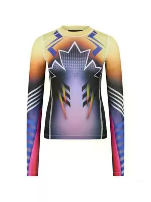Dsquared2 Graphic-print Long-sleeve T-shirt - Purple
