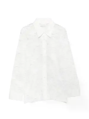 ANDIATA Floral-lace Button-up Shirt