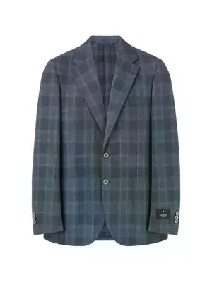 TOMBOLINI Check-pattern Single-breasted Blazer