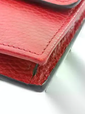 Gucci 2010s Interlocking G Wallet Bag - Red