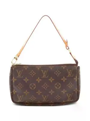 LOUIS VUITTON Monogram Pochette Accessoires Shoulder Bag - Brown
