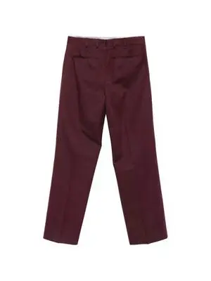 PT TORINO Pleated-detail Tailored Trousers - Red