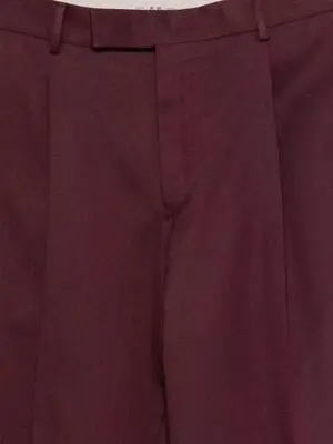 PT TORINO Pleated-detail Tailored Trousers - Red