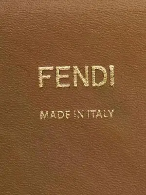 Fendi 2021 Medium Sunshine Leather Tote Bag