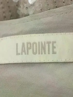 Lapointe Sequin Feather-trim Sleeveless Top