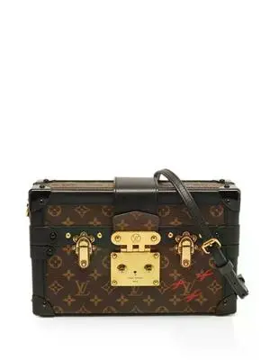 LOUIS VUITTON Malle Petite Monogram Shoulder Bag - Brown