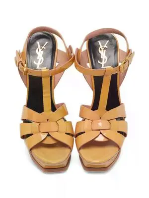 Saint Laurent Tribute Ankle-strap Sandals