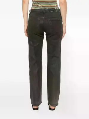 7 For All Mankind Calie Logo-patch Straight Jeans