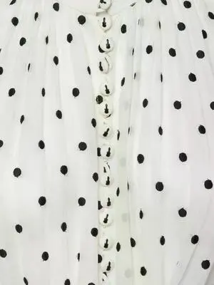 Zimmermann Swiss Dot Tiered Mini Dress