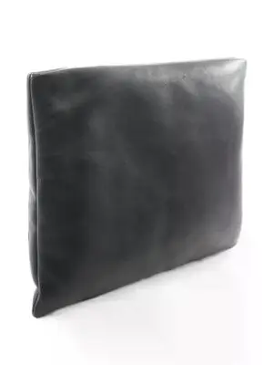Saint Laurent 2010s Puffy Pouch Clutch Bag - Black