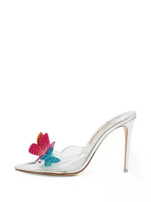SOPHIA WEBSTER Vanessa Butterfly-detail Sandals - White