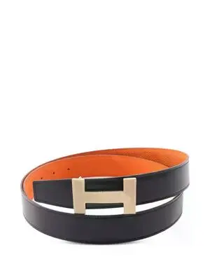 Hermès Constance Reversible Belt - Black