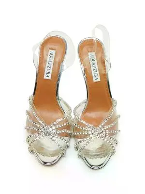 AQUAZZURA Sunshine Crystal-embellished Sandals